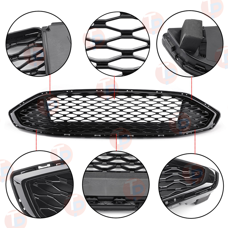 Aftermarket Front Grille for Ford Mondeo Fusion 2017-2019 Chrome - Buy ...